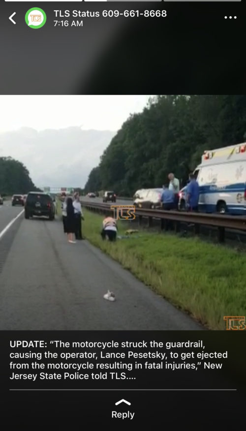 UPDATED: Authorities investigating fatal motorcycle accident on GSP ...