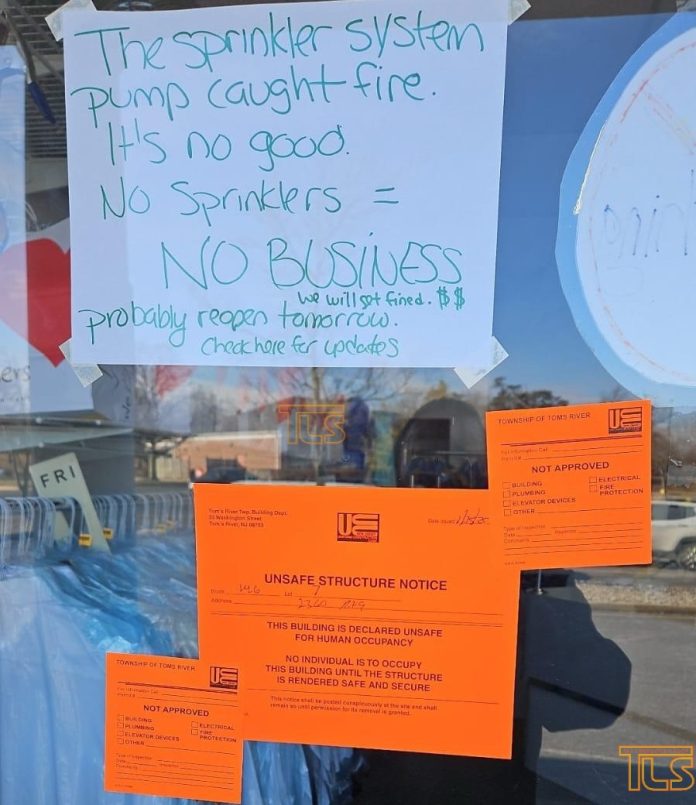 Tri City Plaza Shopping Center in Toms River Temporarily Closed ...